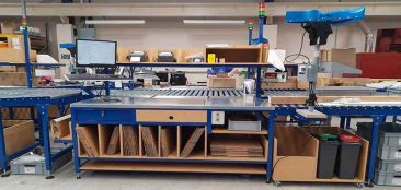 Bespoke industrial workbench benefits for increased productivity.