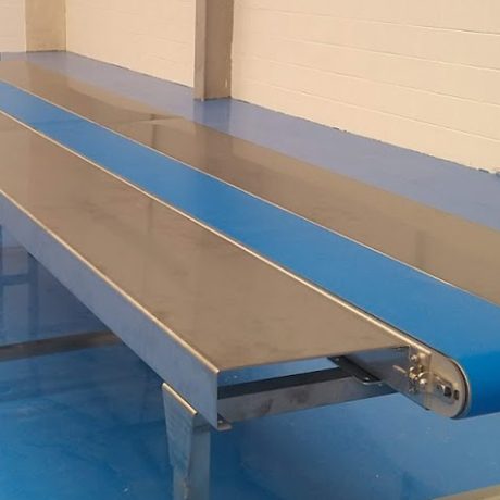 Over conveyor workstation UK custom manufactured - Spaceguard