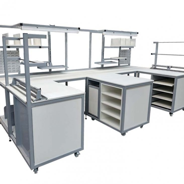 Warehouse Packing Stations - Spaceguard UK Packing benches & tables