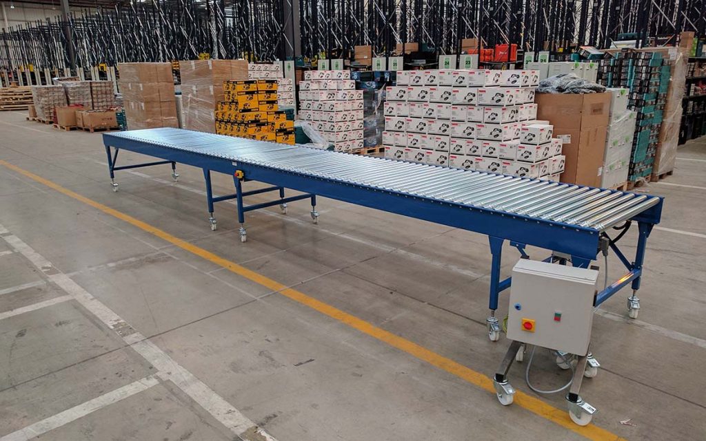 Increased Warehouse Efficiency With Mobile Driven Roller Conveyors