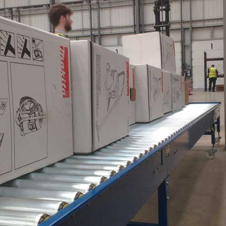 Case Conveyors - Spaceguard UK Conveyor Manufacturer