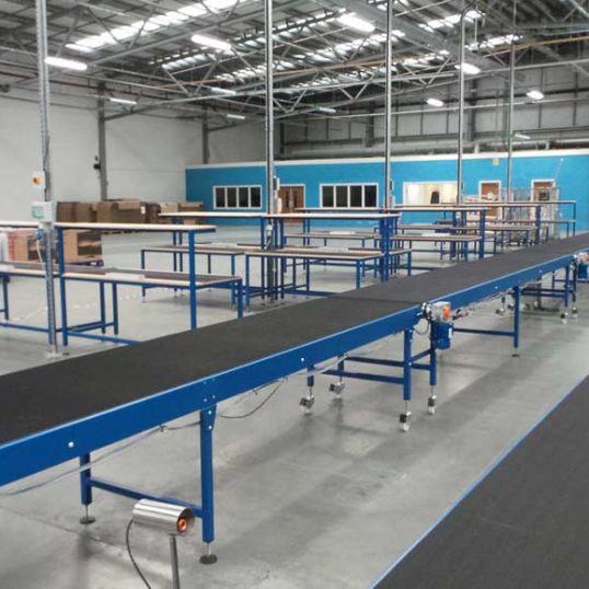 Small & Micro Belt Conveyors - Spaceguard UK Conveyor Manufacturer
