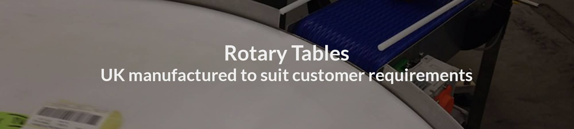 Rotary Tables Custom UK Manufactured - Spaceguard