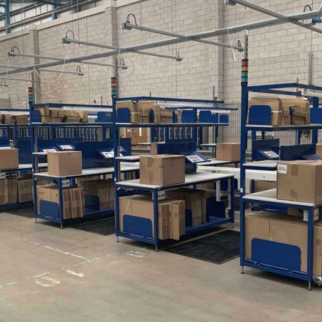 Warehouse Packing Stations - Spaceguard UK Packing benches & tables