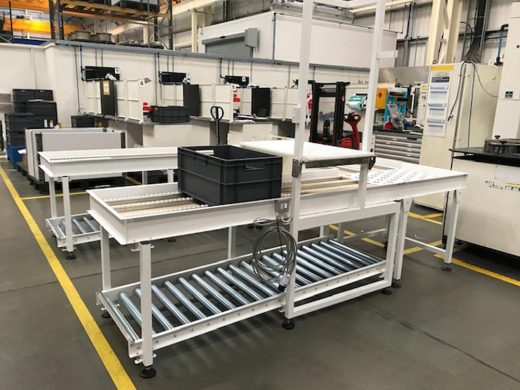 Bespoke Inspection Tables with Micro Track & Ball Transfers - Spaceguard