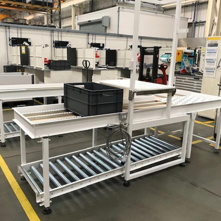 Bespoke Inspection Tables with Micro Track & Ball Transfers - Spaceguard