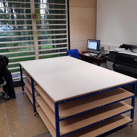Large Format Cutting Table for UK University - Spaceguard