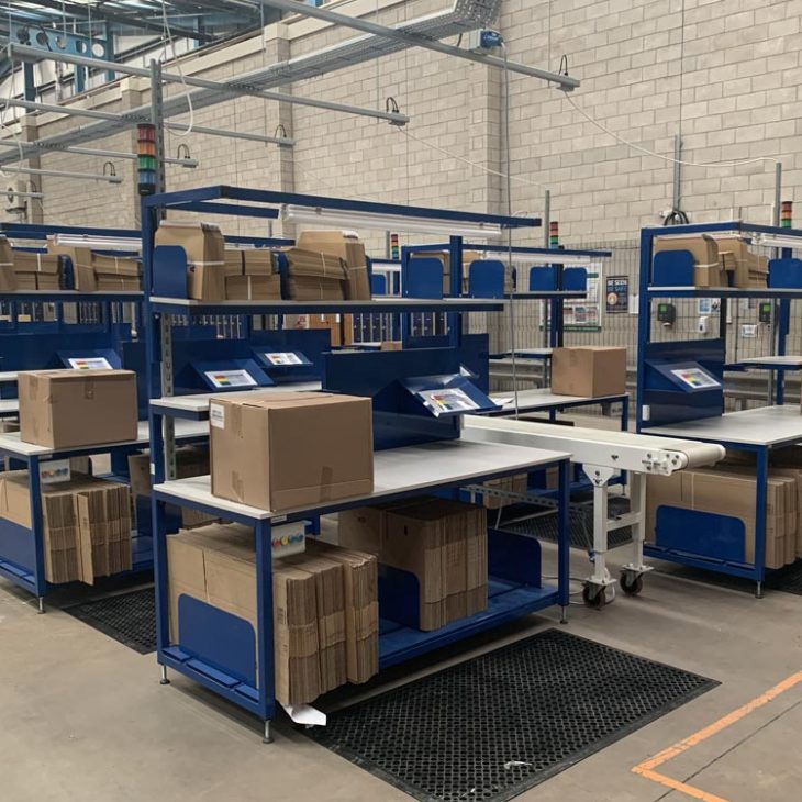 Packing Benches - Spaceguard UK Packing bench manufacturer