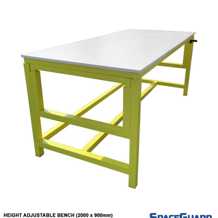Height Adjustable Workbenches UK manufactured by Spaceguard