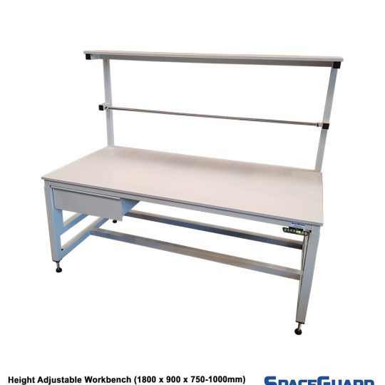 Height Adjustable Workbenches UK manufactured by Spaceguard