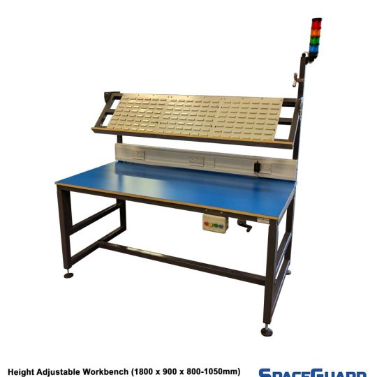 Height Adjustable Workbenches UK manufactured by Spaceguard