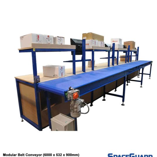 Modular Belt Conveyors UK Custom Manufactured- Spaceguard