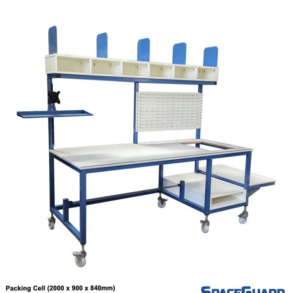 Warehouse Packing Stations - Spaceguard UK Packing benches & tables