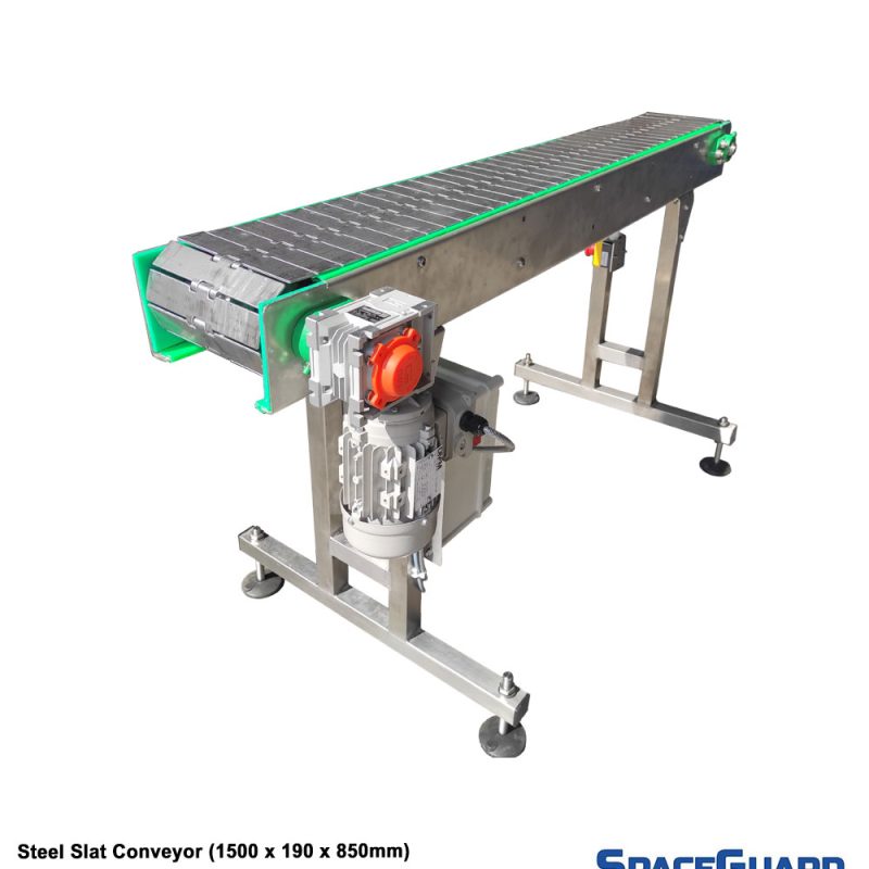 Slat Conveyors - UK Manufactured by Spaceguard